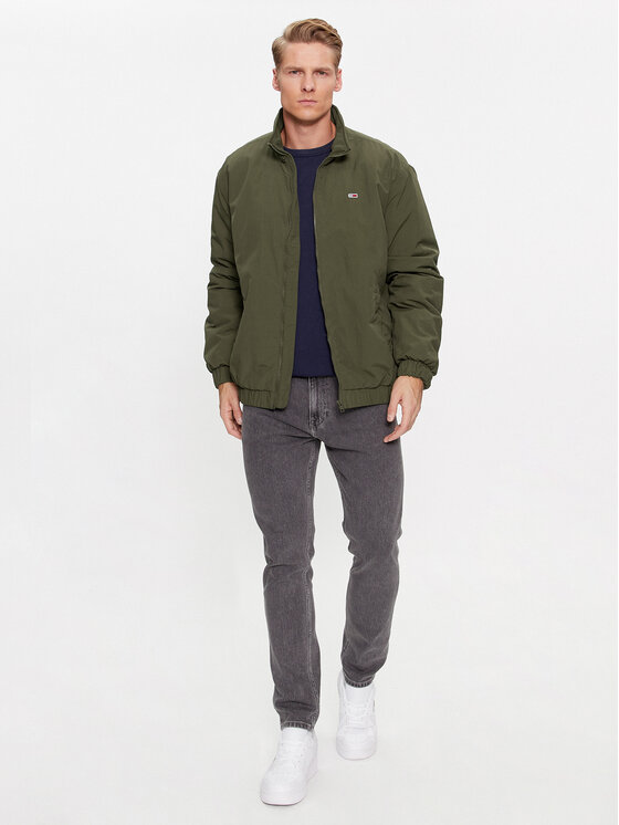 Tommy Jeans Bundy bomber Essential DM0DM17238 Zelená Relaxed Fit ...