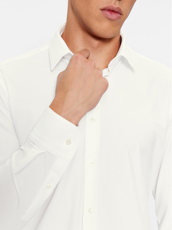 Boss Košeľa P-Hank-S-Kent-C1-222 50503554 Biela Slim Fit | Modivo.sk