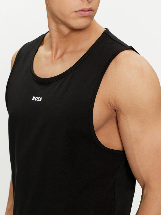 Boss Tank top TChup 50522010 Czarny Regular Fit | Modivo.pl