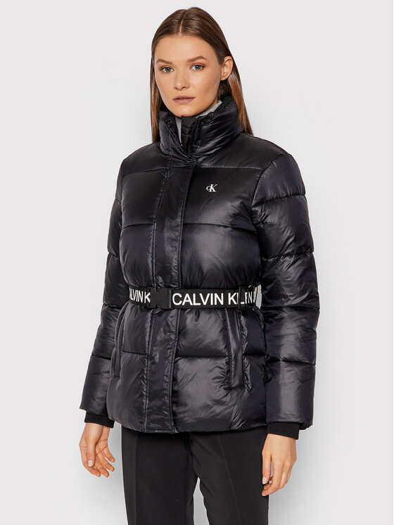 Calvin Klein Jeans Geacă din puf J20J216859 Negru Regular Fit | Modivo.ro